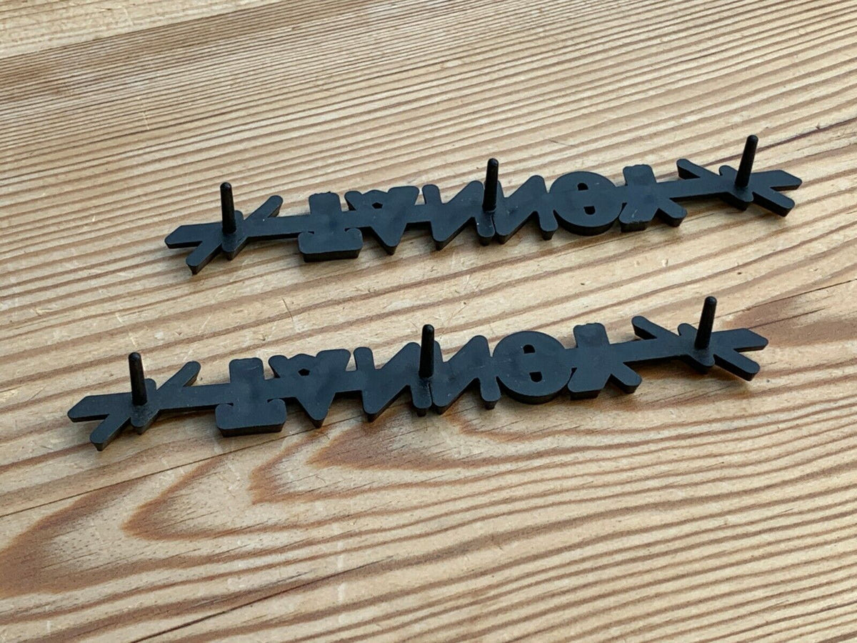 RARE pair size 3 TANNOY lightning badges badge logo emblem – MainlyTannoy